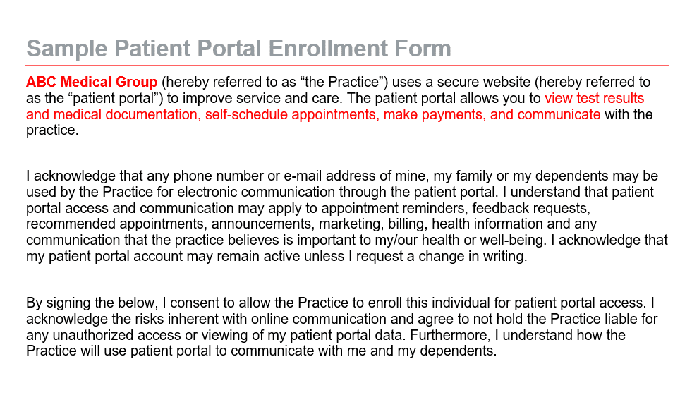 Template Signs & Forms | meddkit